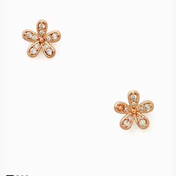kate spade | Jewelry | Nwt Kate Spade Rose Gold Gleaming Gardenia ...